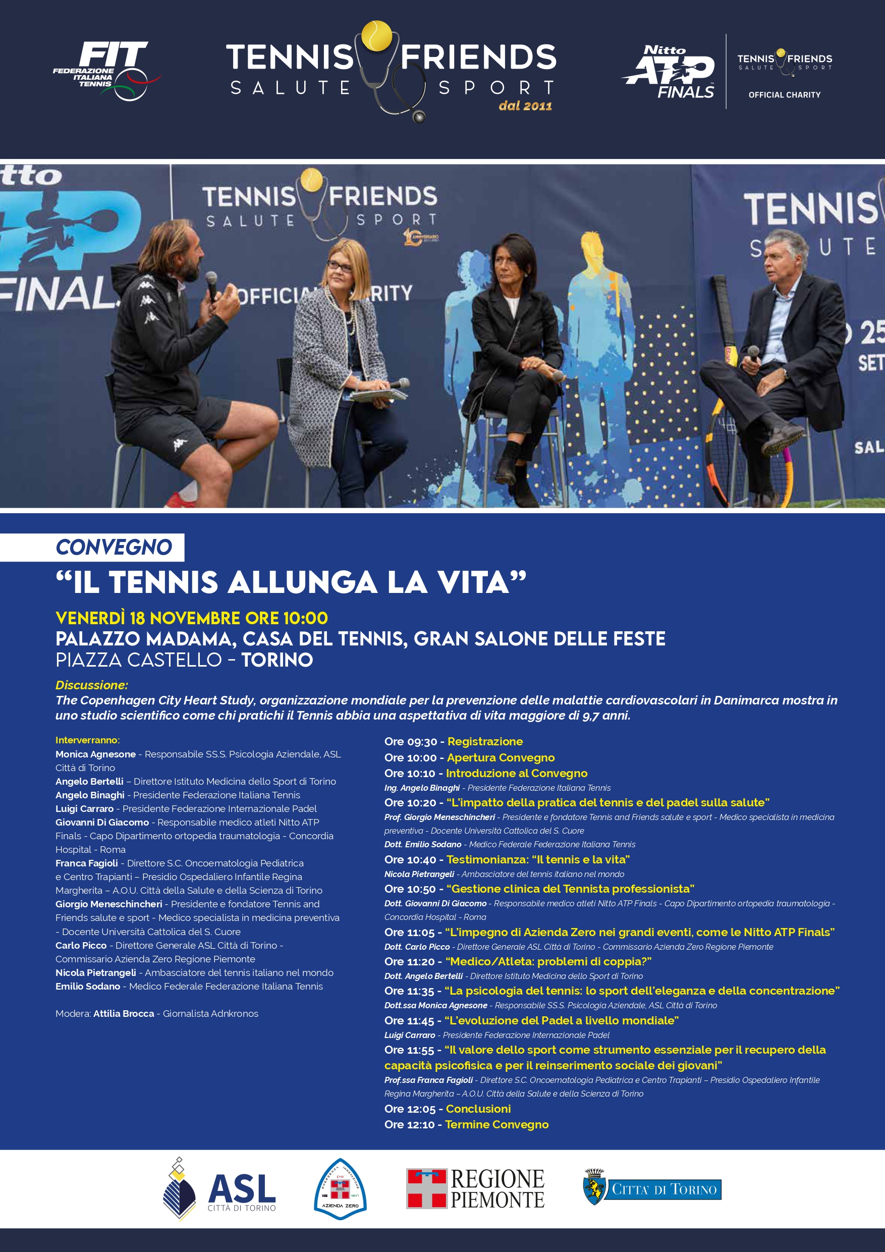 Nitto ATP finals: “Il tennis allunga la vita” | Azienda Sanitaria ...